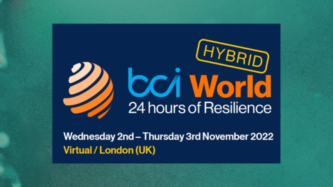 BCI World 2023: Join us for our conference on "Activating Resilience: The enabling Solutions ...